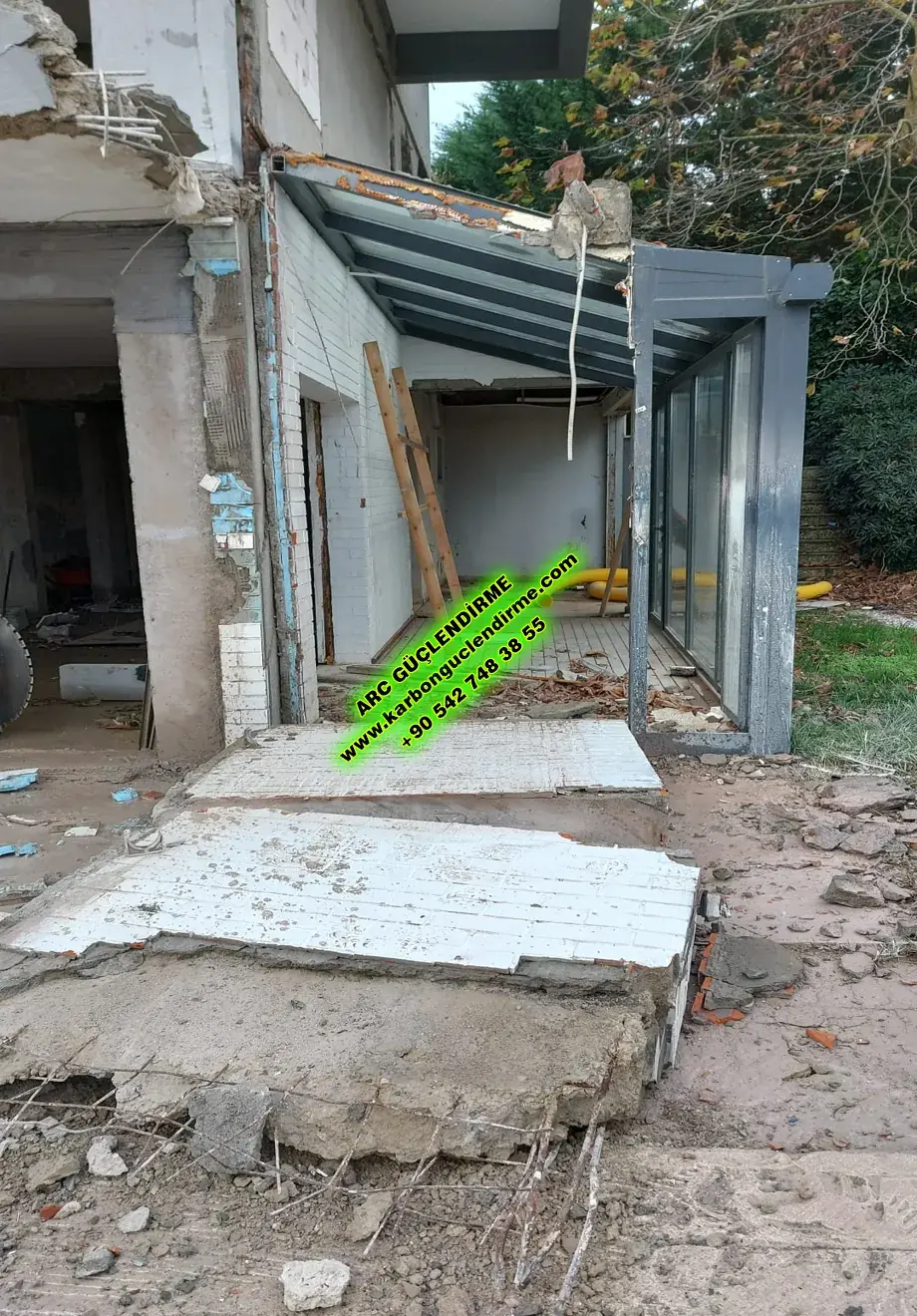 Arc karbon ile yapı güçlendirme — KOLON KİRİŞ GÜÇLENDİRME FİRMASI Arc karbon ile yapı güçlendirme — KOLON KİRİŞ GÜÇLENDİRME FİRMASI